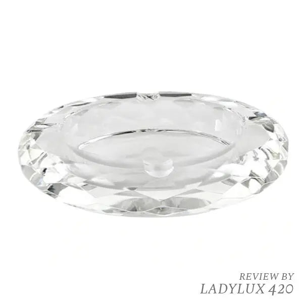 Glass Ashtray - Crystal- Multi Faceted Glass - Australia – We Are Lux