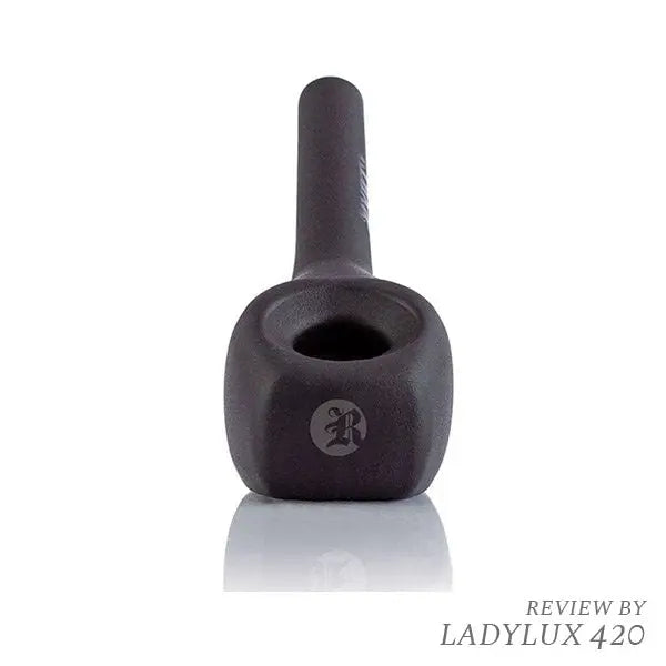 RYOT Glass 6” Sandblasted Stand Up Spoon - Matte Black – We Are Lux